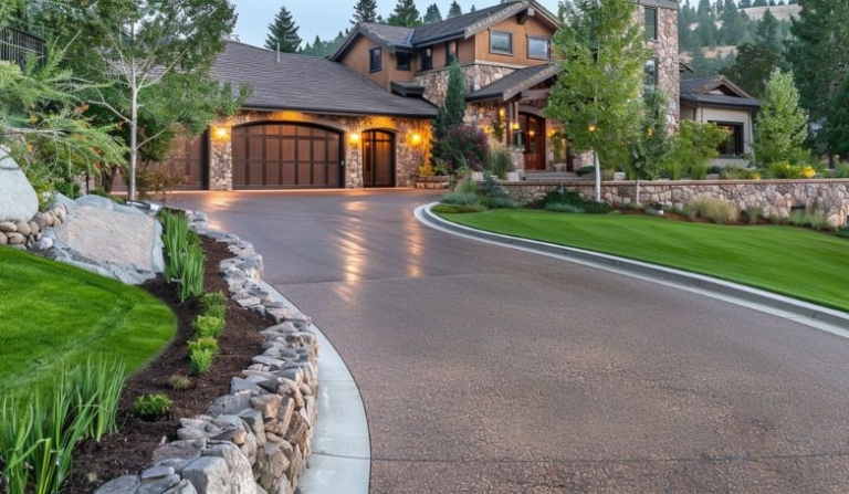Half Circle Driveway - 30 Cutting-Edge Design Ideas